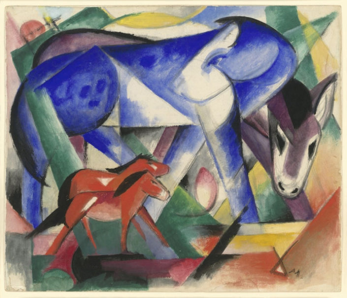 Franz Marc, The First Animals 1913 | les Germanopratines